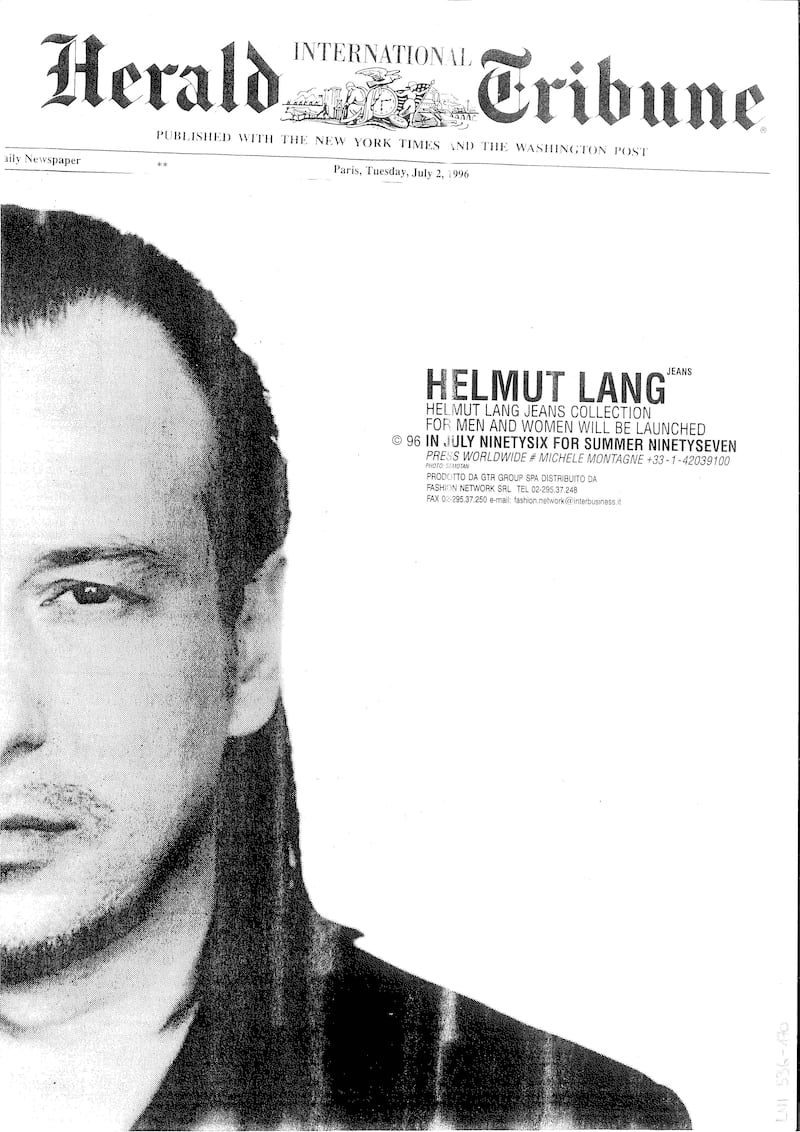Exclusive: Helmut Lang on Helmut Lang | BoF